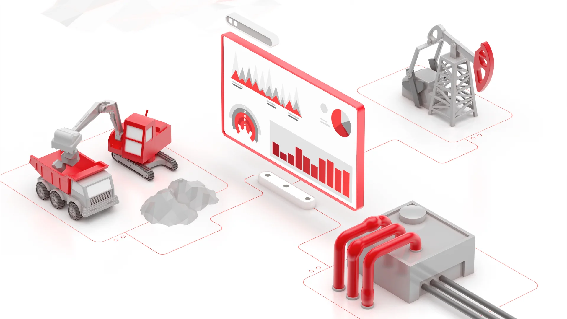 Isometric motion graphics