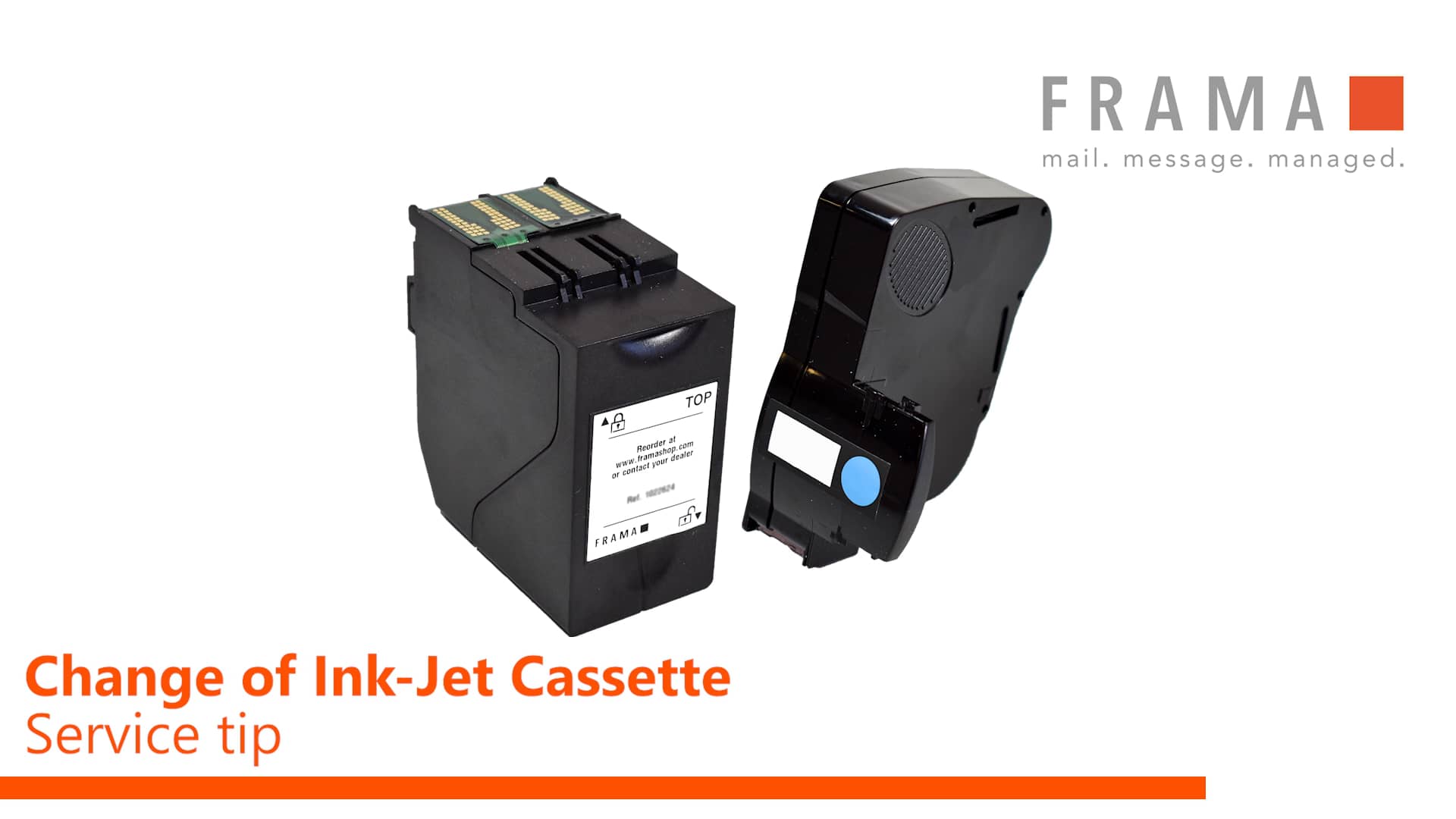 Frama Service Tip: Change of Ink-Jet Cassette on Vimeo