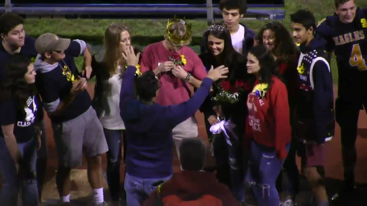 Ethan Ames and Rachel Cross named Homecoming King and Queen on Vimeo