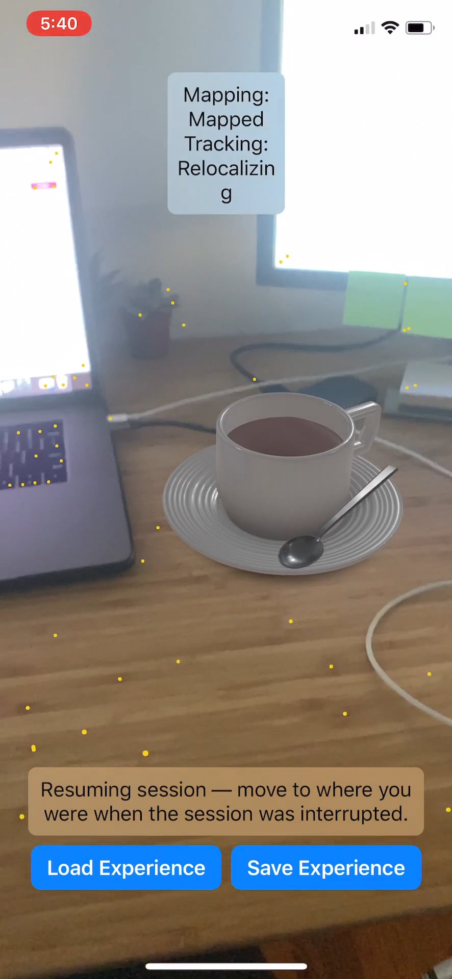 Saving and Loading World Data- ARkit Apple Developer Example on Vimeo