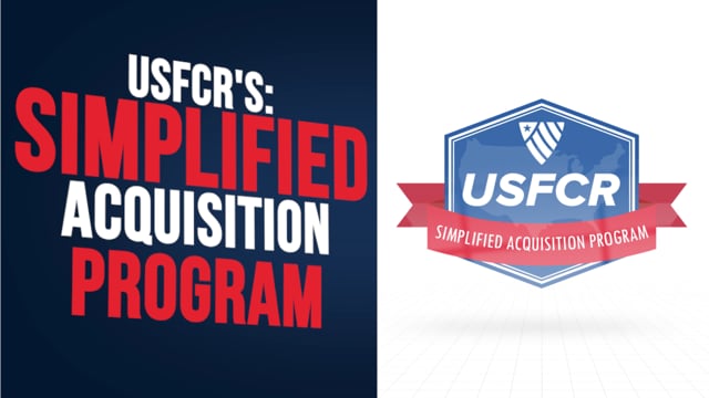 USFCR | USFCR - US Federal Contractor Registration: SAM Registration ...