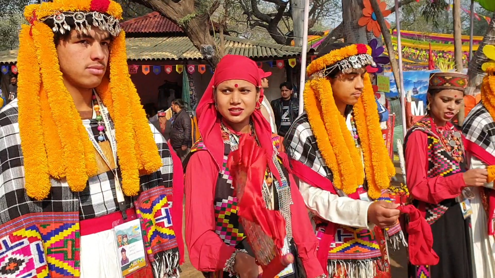 Kavaad Tradition Showcase at the Surajkund International Crafts Mela on ...