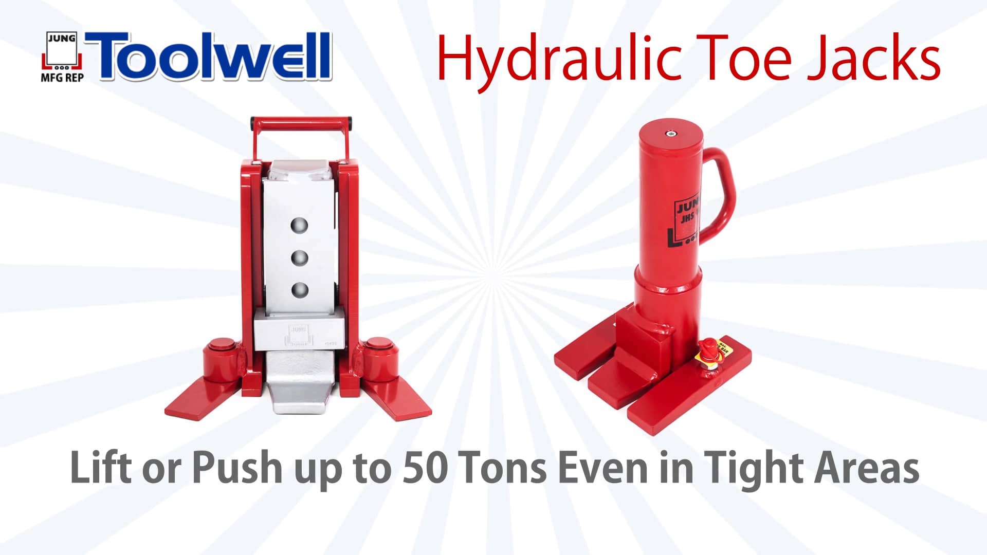 Synchronized Lifting with EX-Series Toe Jacks Toolwell on Vimeo