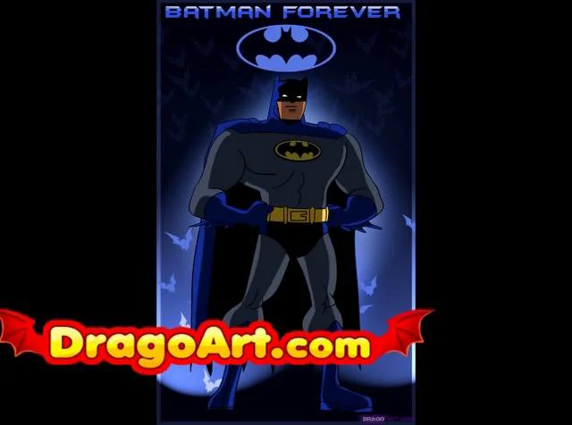 How to draw Batman, step by step on Vimeo
