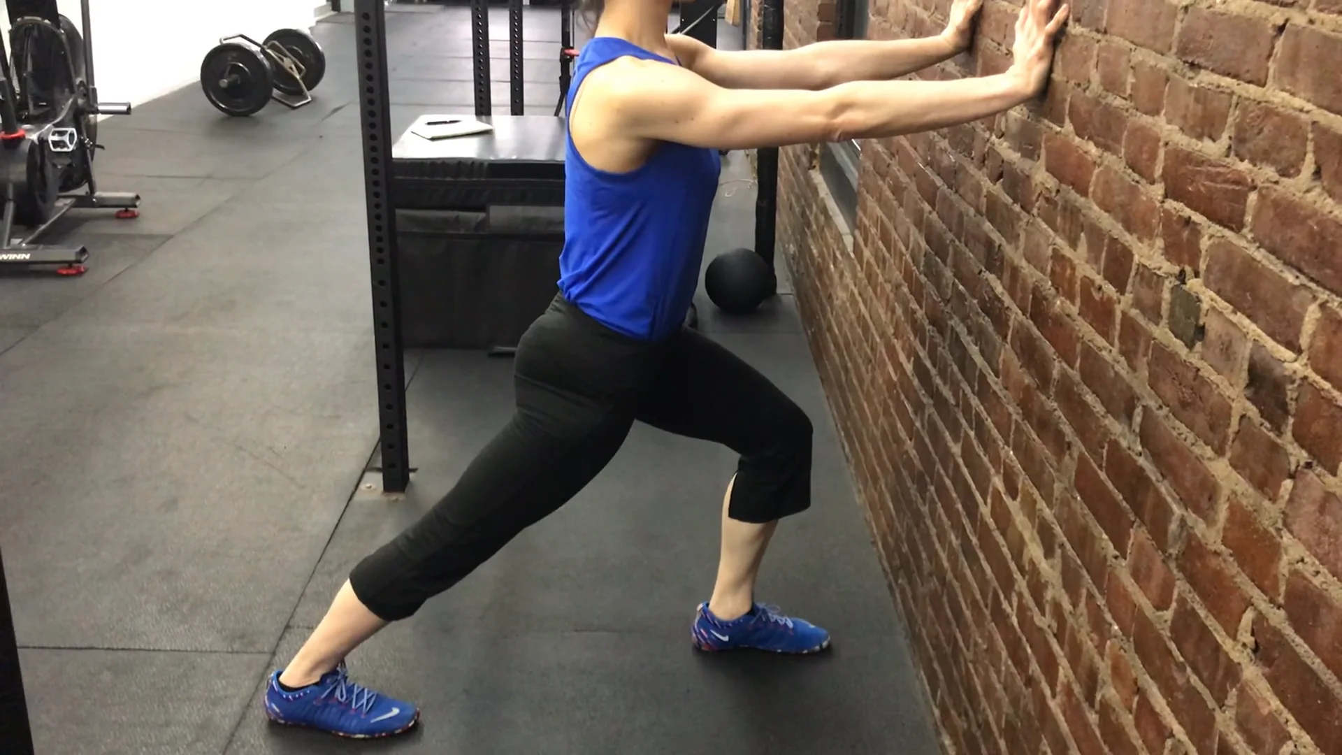 Calf Stretch -- Wall