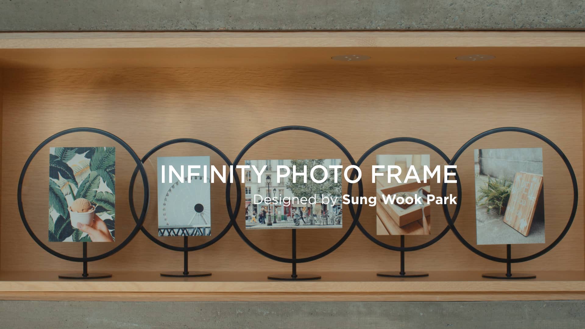 Umbra Infinity Picture Frame, Unique Circular Photo Frame for Desk or ...