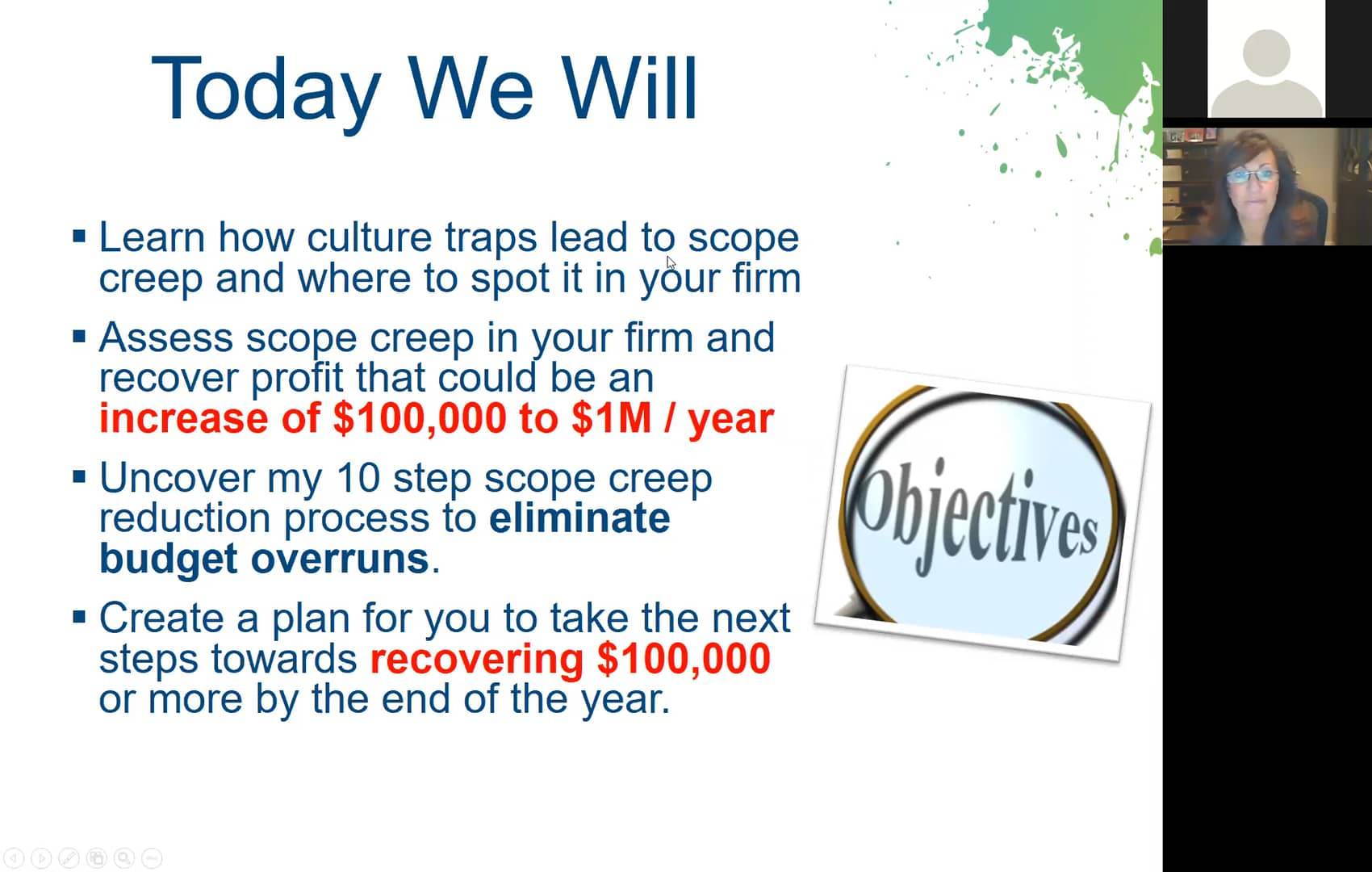 Reduce Scope Creep and Recover Extra Services webinar on Vimeo