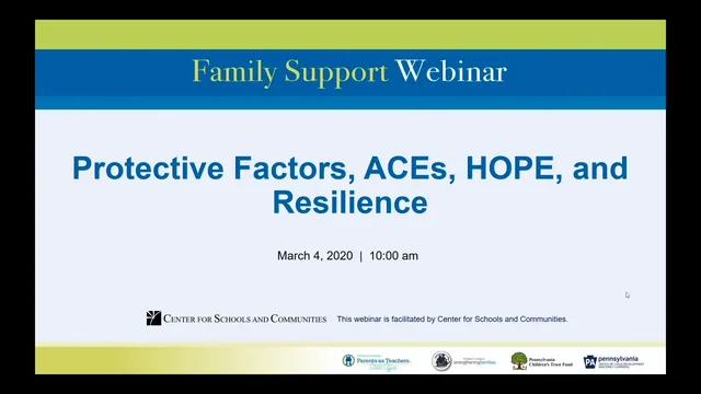 Family Support | Protective Factors, ACEs, HOPE and Resilience