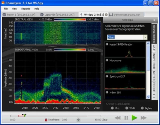 Troubleshoot Wi-Fi using Chanalyzer 3.2 and Wi-Spy 2.4x on Vimeo