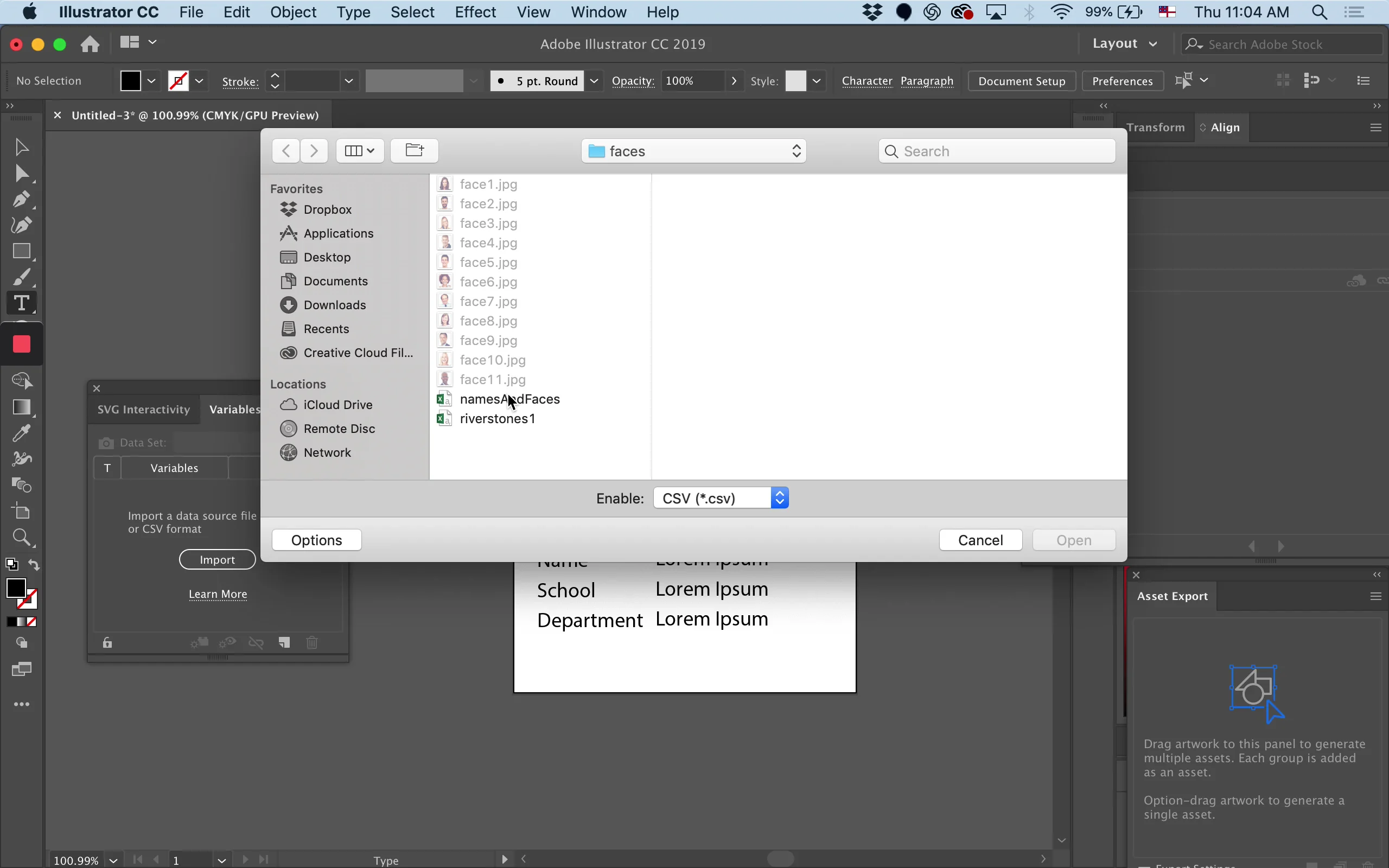 Binding variables to objects (Illustrator) on Vimeo