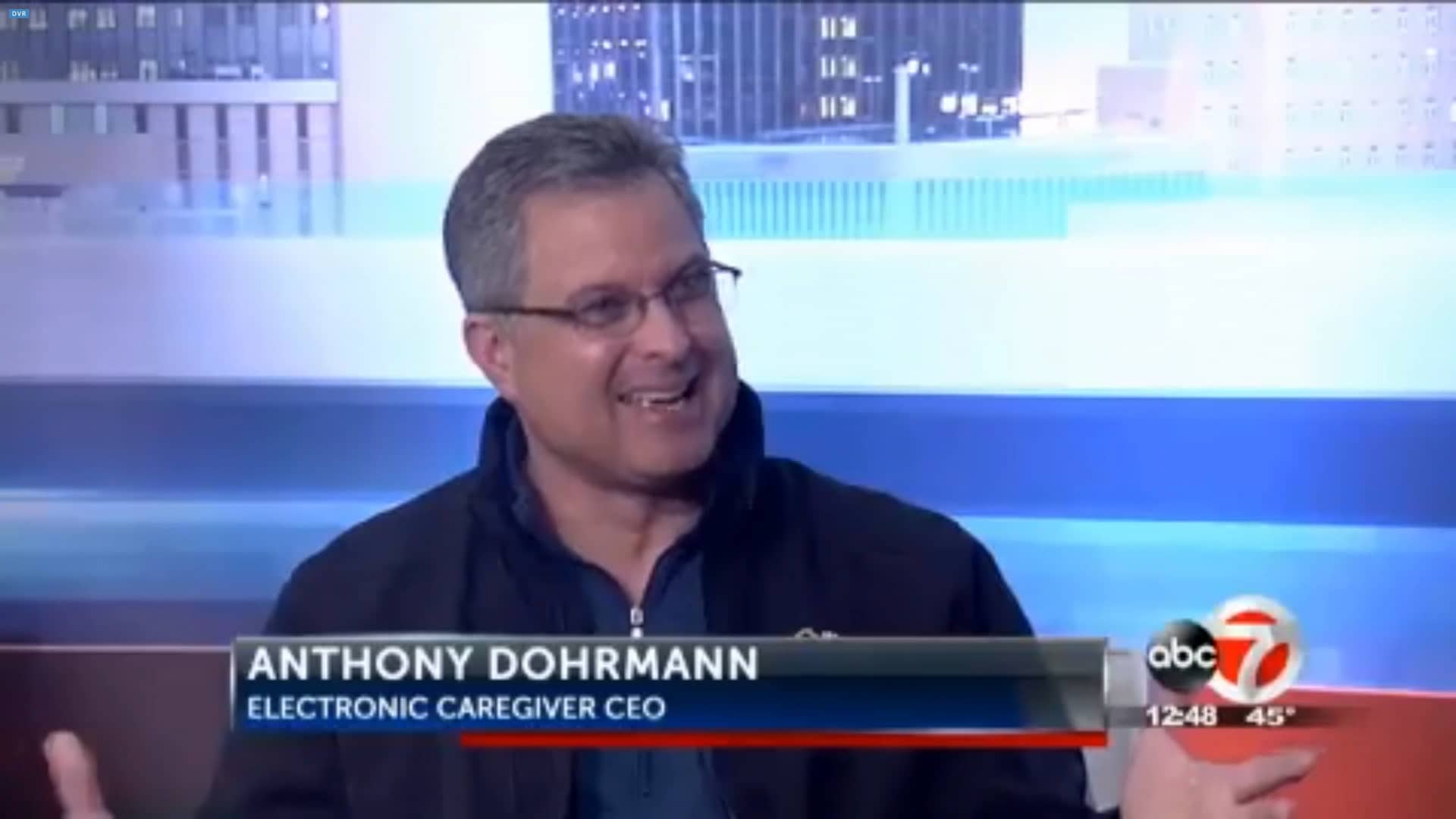 Anthony Dohrmann, CEO, Electronic Caregiver interviews with ABC News 7 ...