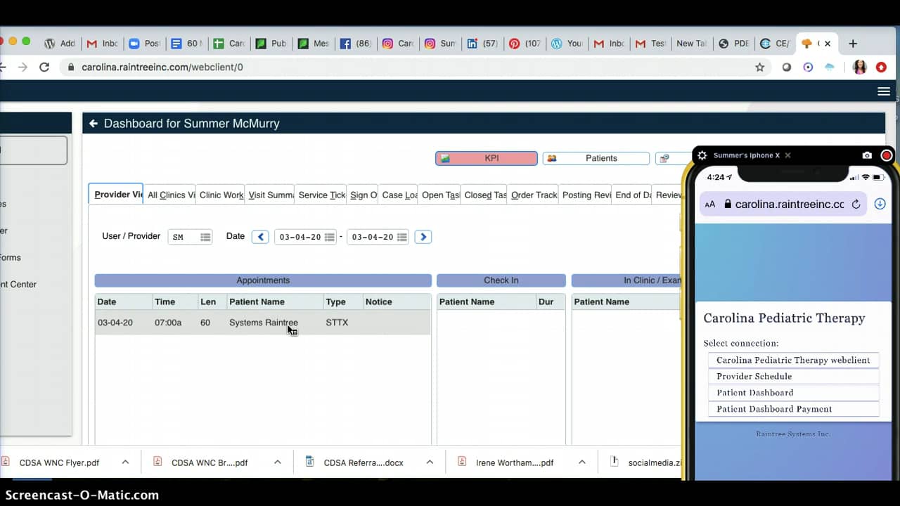 Using Raintree WebClient to document Notes in Browser and on Phones on ...