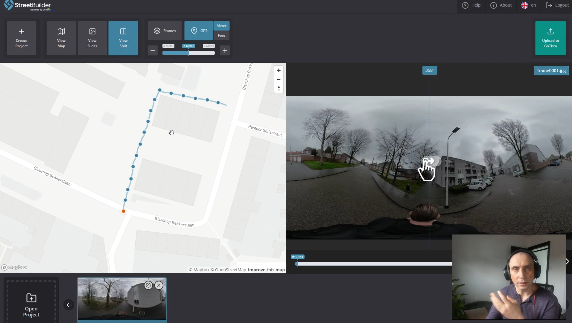 How to work with GoThru StreetBuilder to publish a 360 video to Google Street View on Vimeo