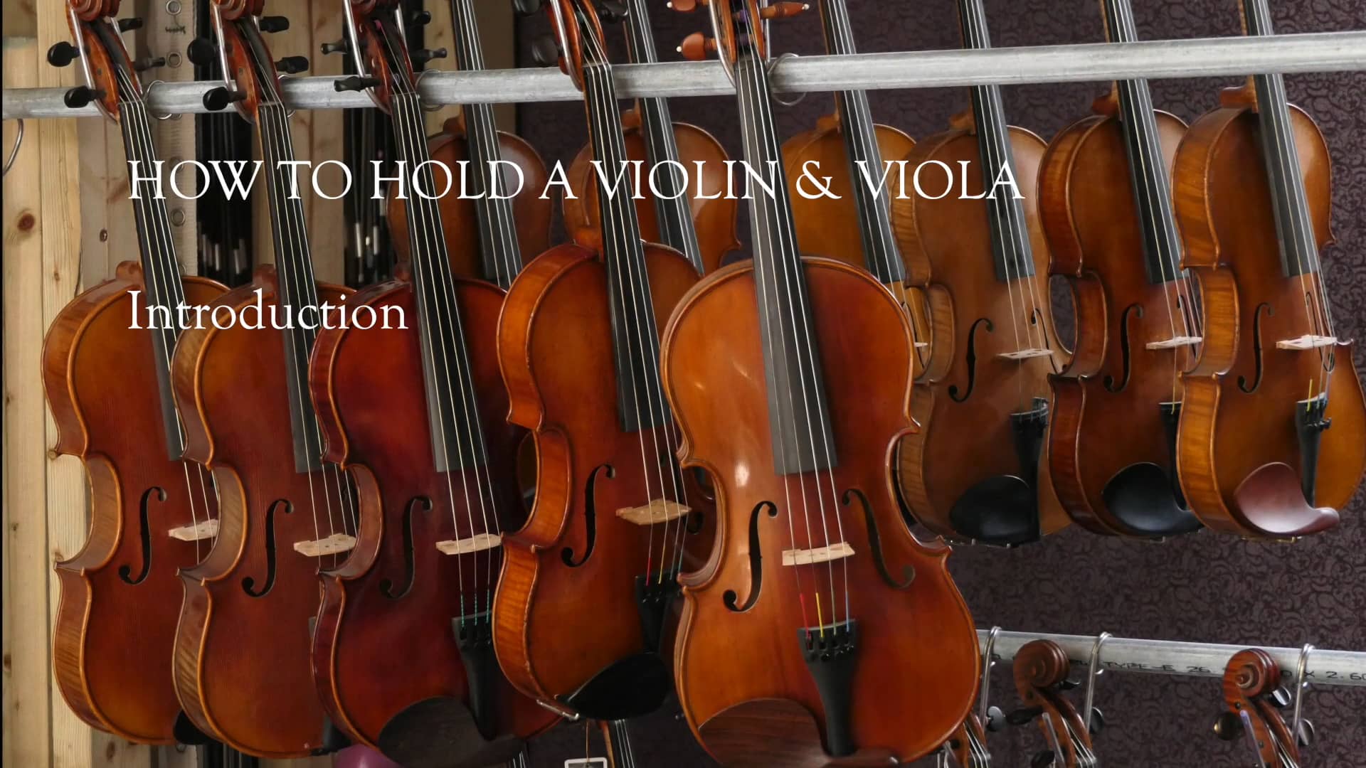 How to hold a Violin & Viola on Vimeo