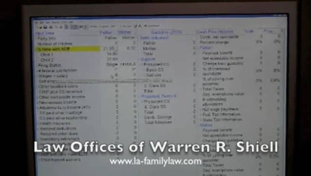 Divorce Lawyer in Los Angeles demonstrates Dissomaster child support ...