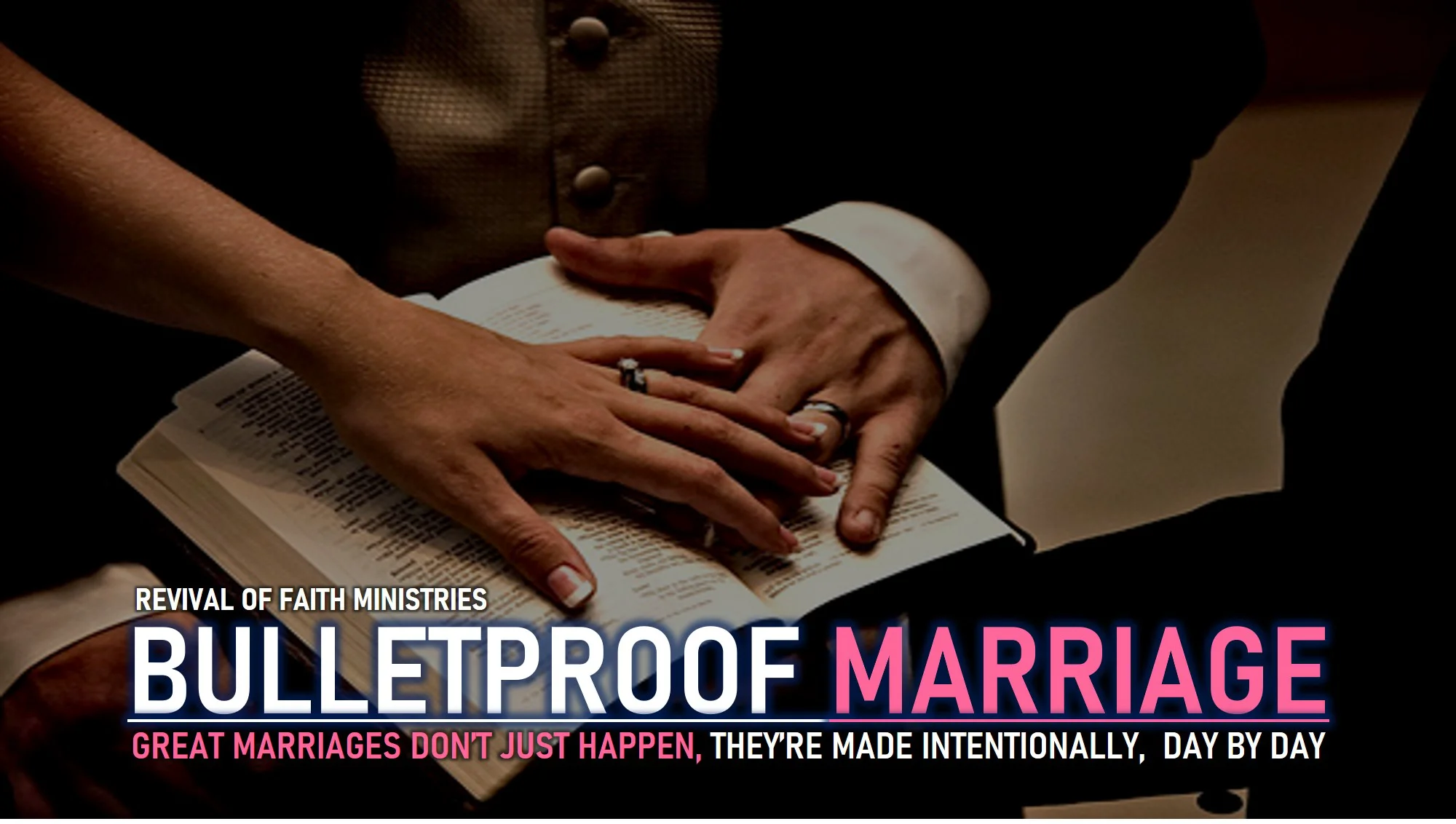 Video Message - Bulletproof Marriage by Pr Rex Francke on Vimeo