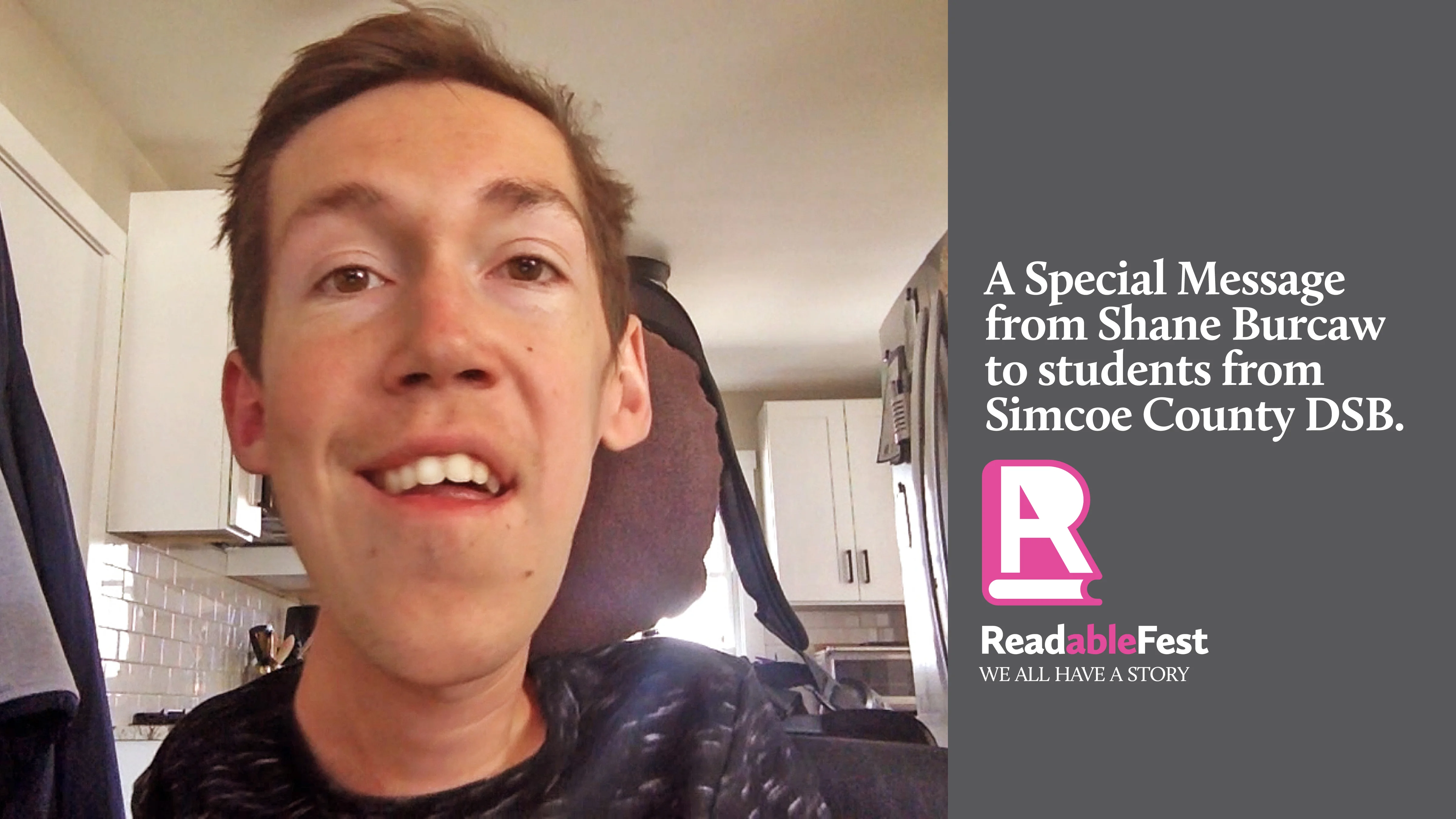 A Message From Shane Burcaw on Vimeo