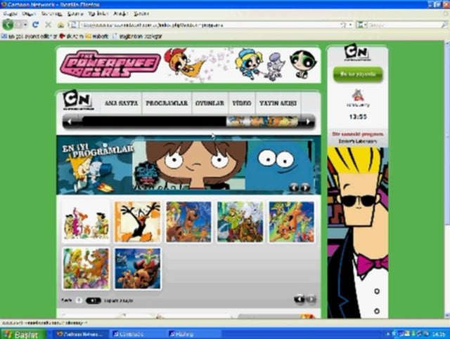 Cartoon Network site tanıtım