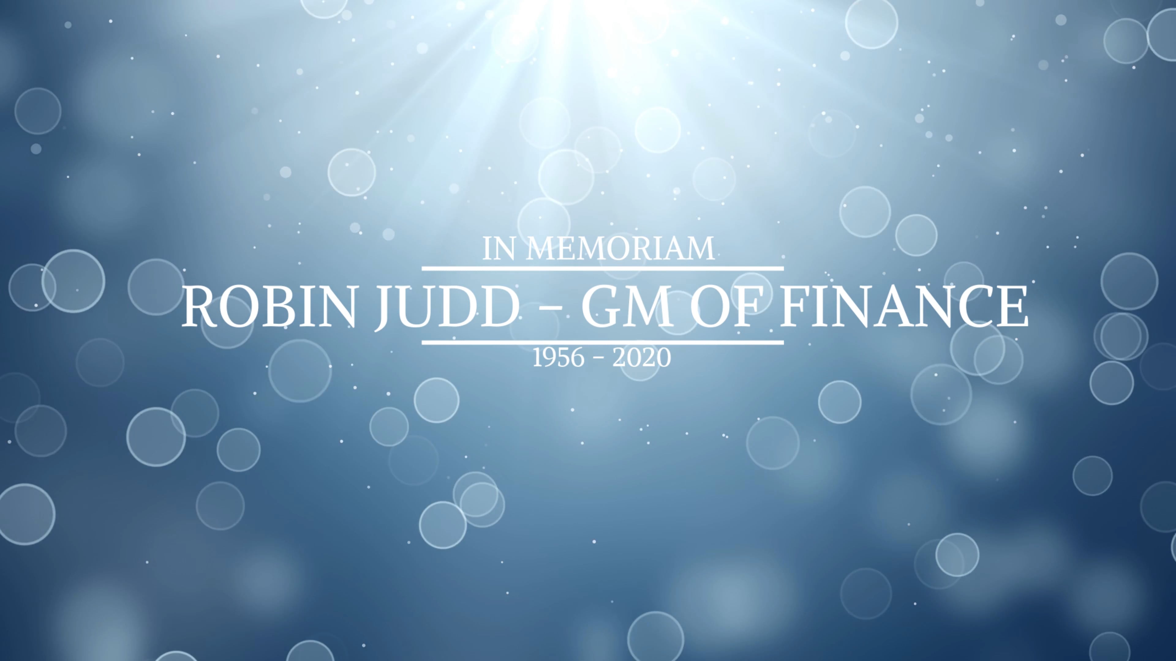 In memory of Robin Judd on Vimeo