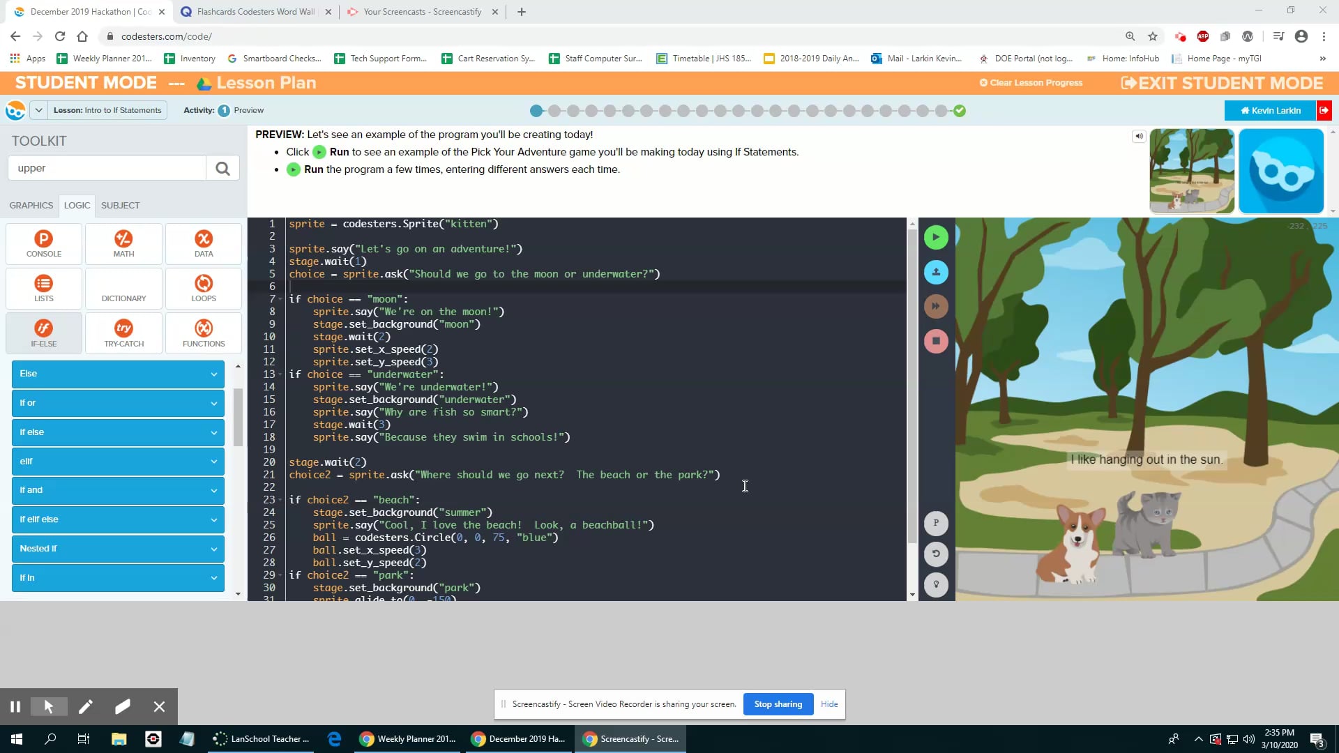 Codesters 12: Choose Your Own Adventure on Vimeo