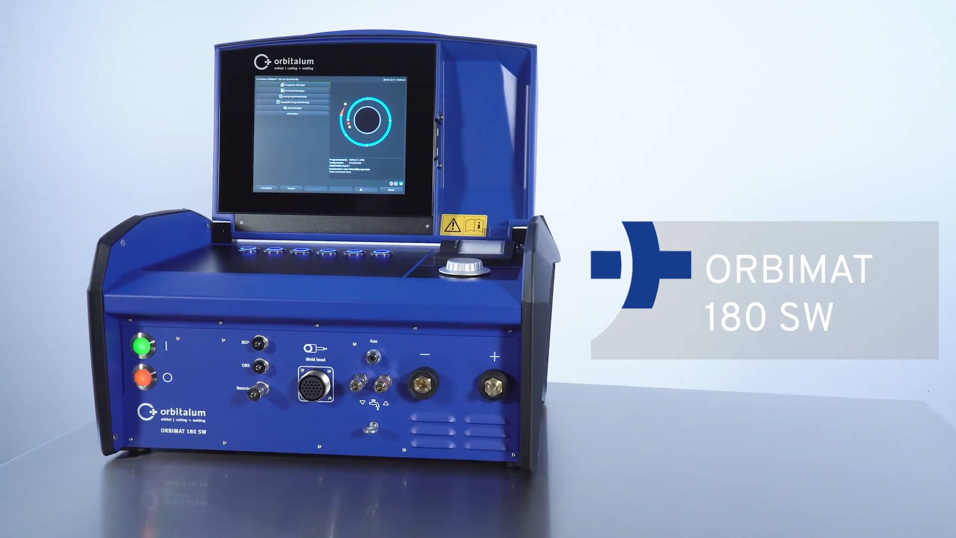ORBIMAT 180 SW Orbital welding power supply on Vimeo