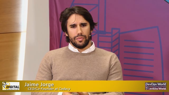 Jaime Jorge, Codacy | DevOps World - Jenkins World Lisbon 2019 - Techstrong TV