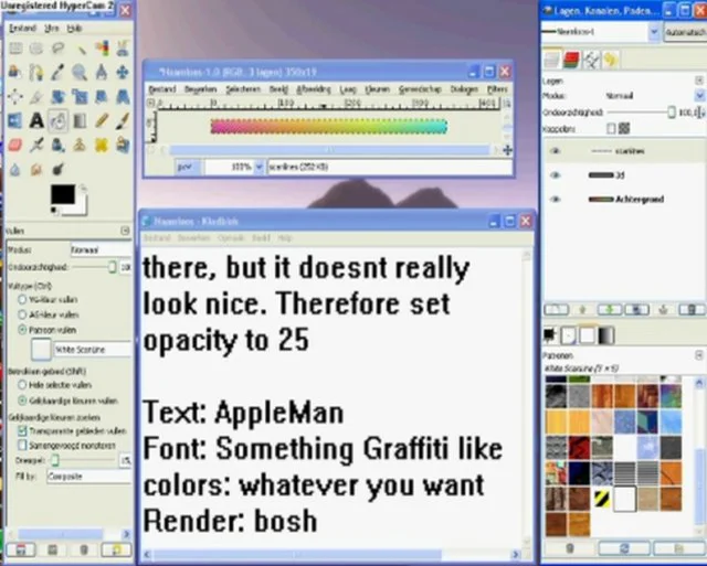 How to make an userbar with The GIMP on Vimeo
