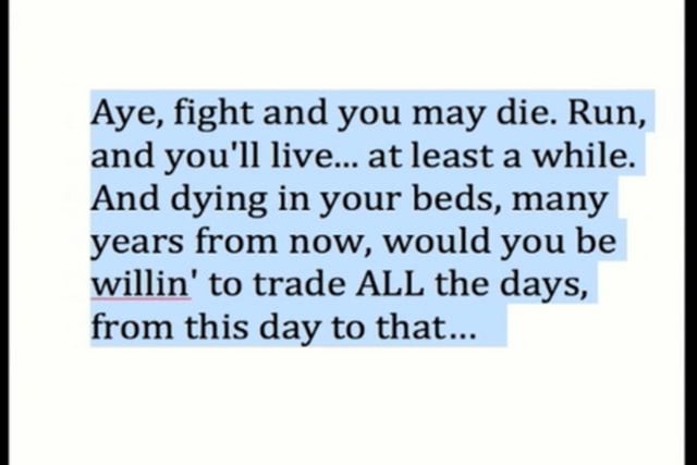 Braveheart Text to Speech Tool Comparison on Vimeo