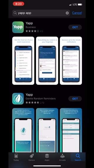 How to download the Yapp app on Vimeo