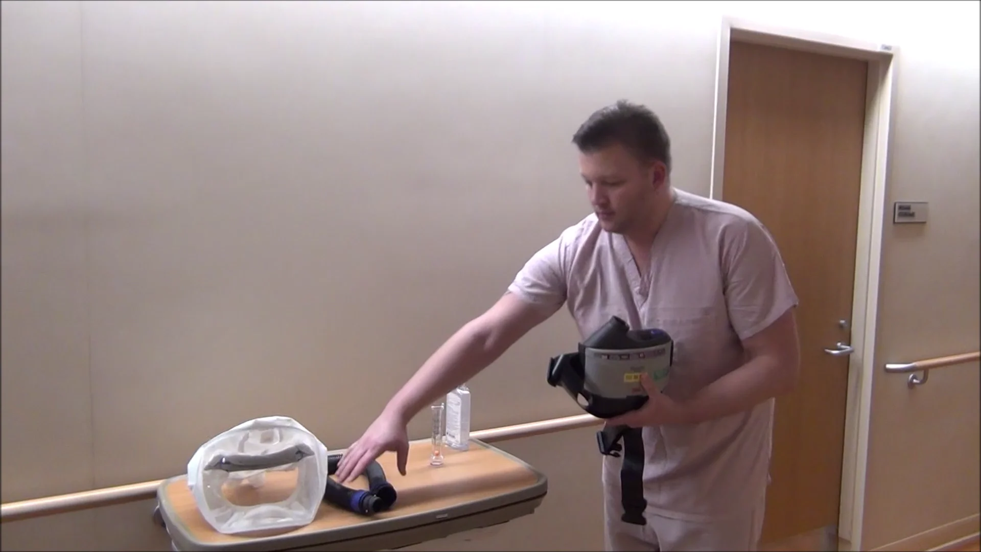 PAPR: Donning and Doffing Procedures on Vimeo