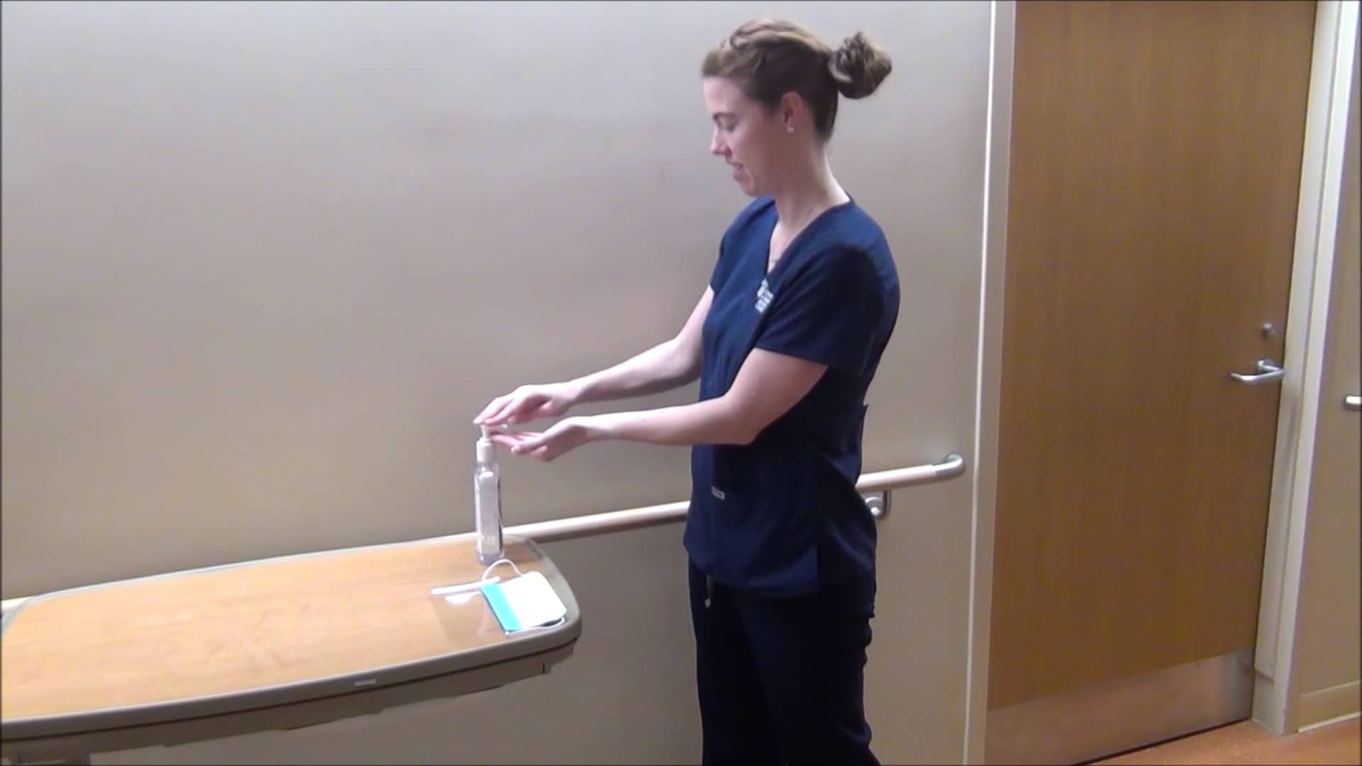 Surgical Mask with Face Shield: Donning and Doffing Procedures on Vimeo