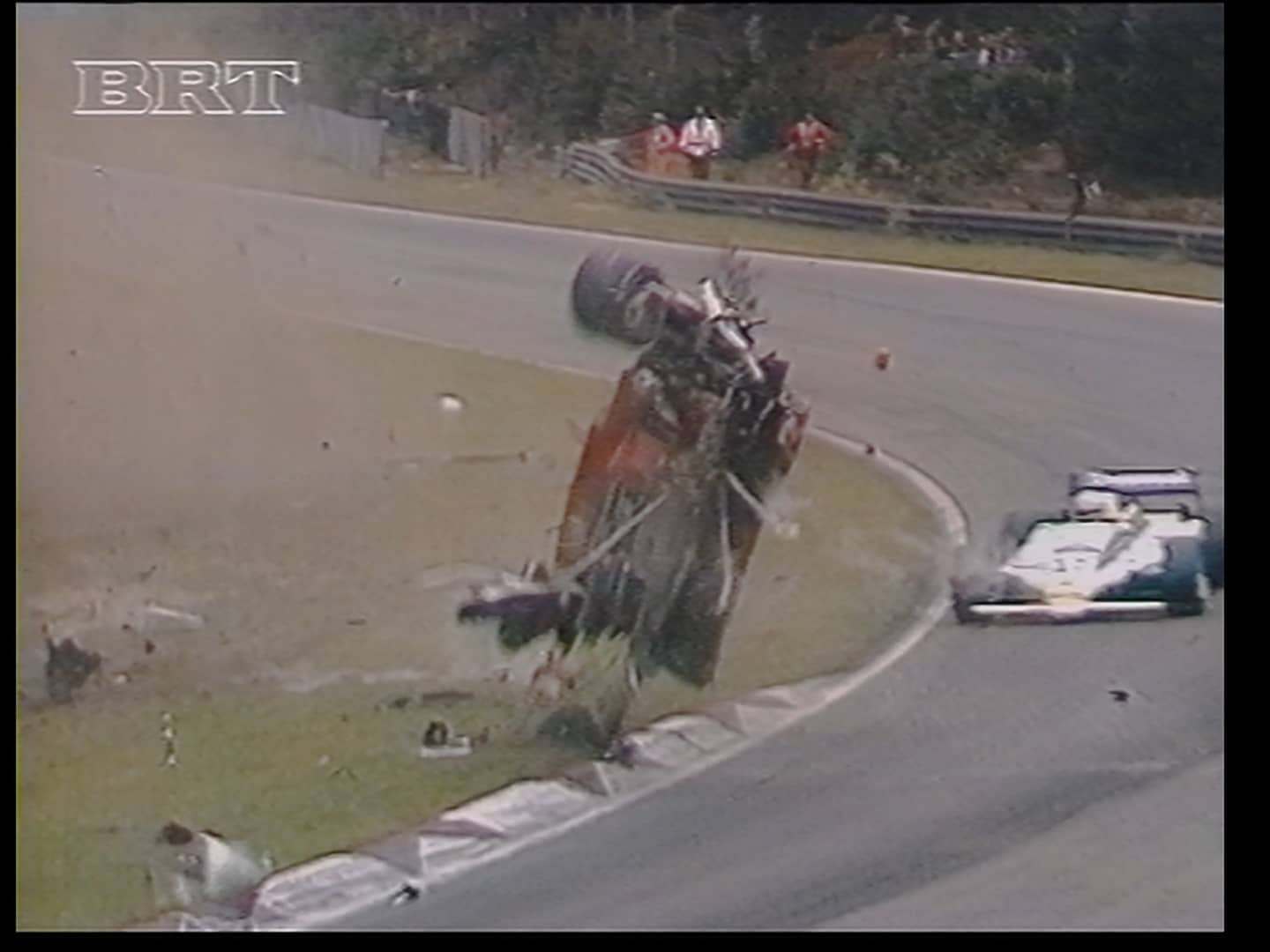 Gilles Villeneuve verongelukte op 8 mei 1982 op Circuit Zolder crash ...
