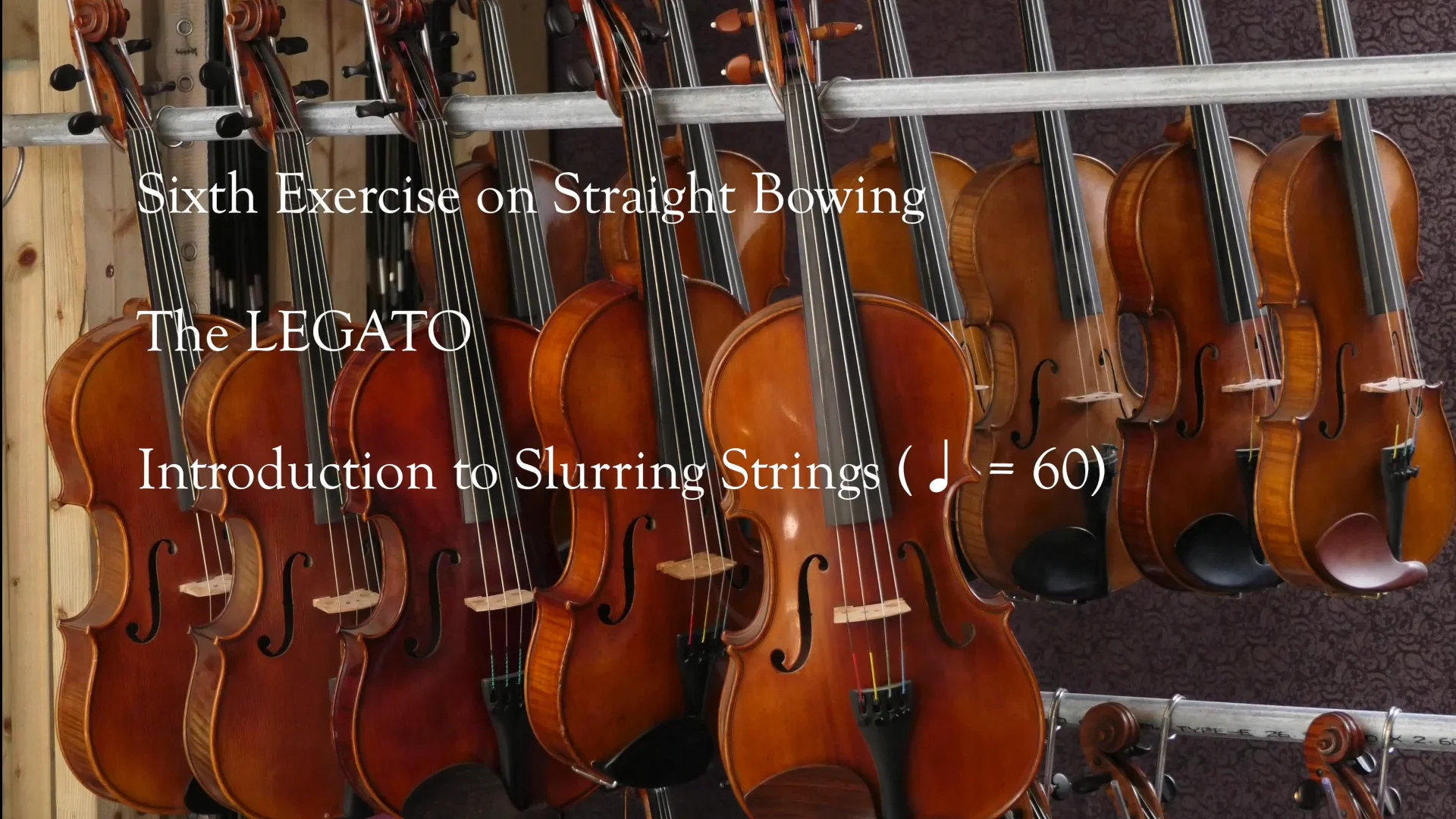 Viola Chapter 1, Exercise 6: Slurring Strings (♩ = 60) on Vimeo