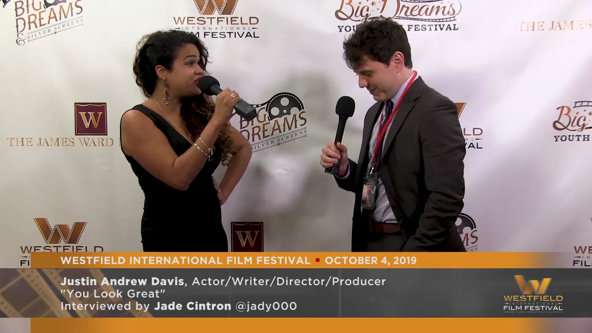 Justin Andrew Davis at the 2019 Westfield International Film Festival ...