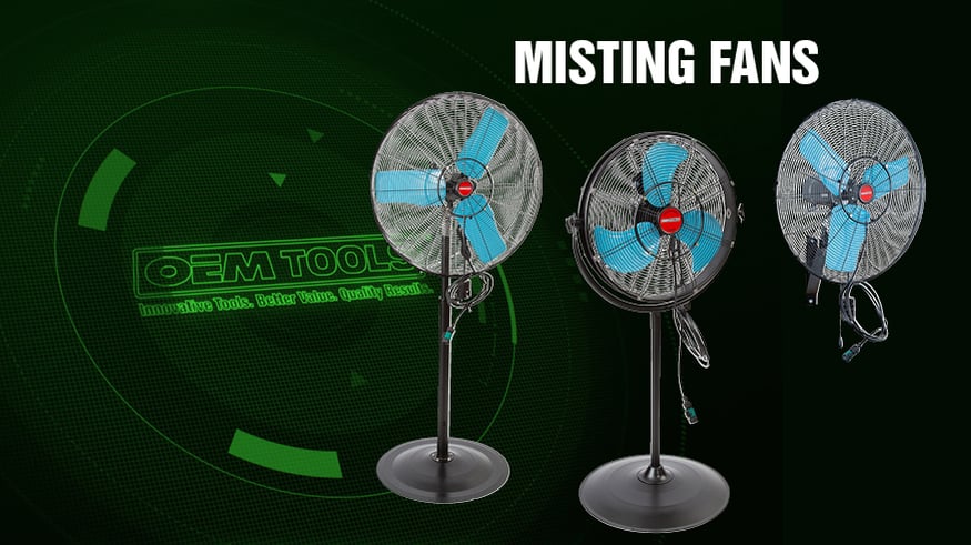 OEMTOOLS FANS - OEMTOOLS Misting Fans on Vimeo