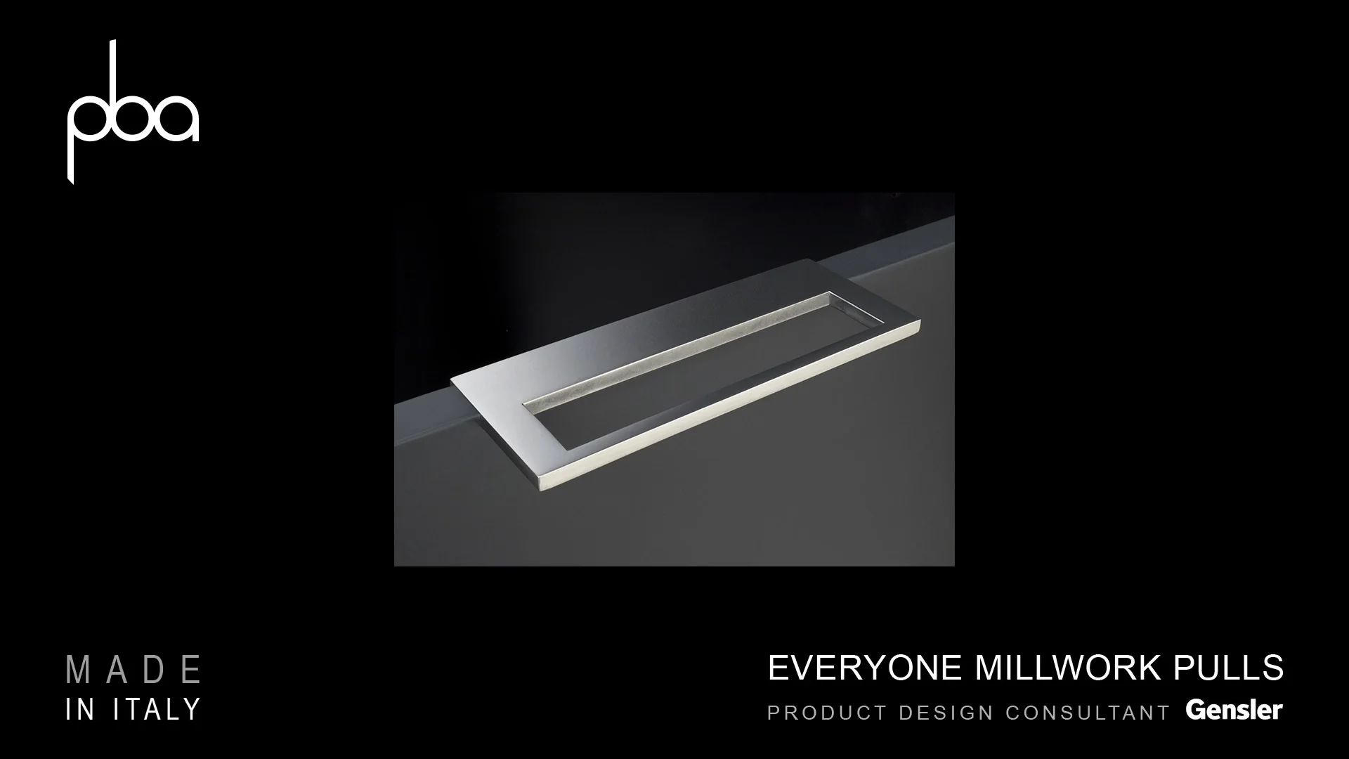 pba Everyone Millwork Pulls