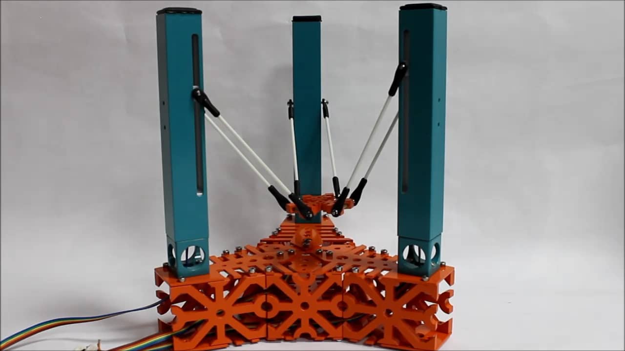 Lightweight Parallel Prismatic Robot on Vimeo