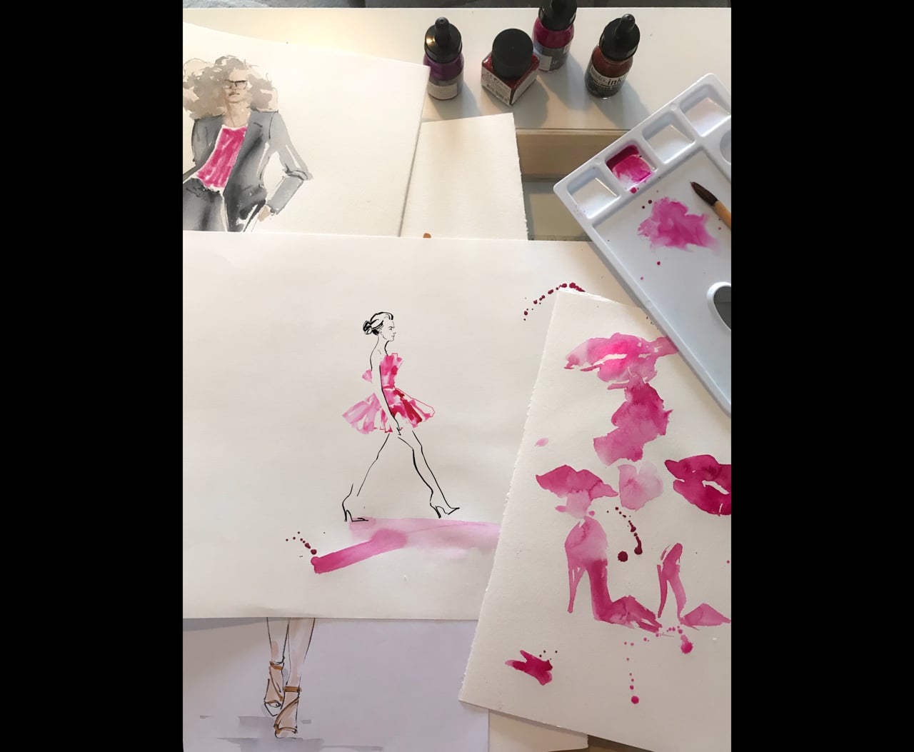 Maya Beus | Fashion hand drawn animation - Maya Beus