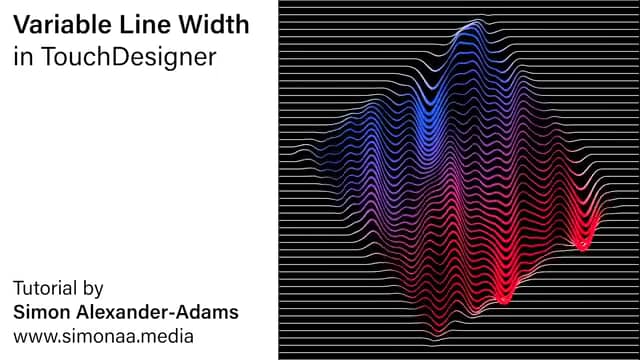 Variable Line Width in TouchDesigner on Vimeo