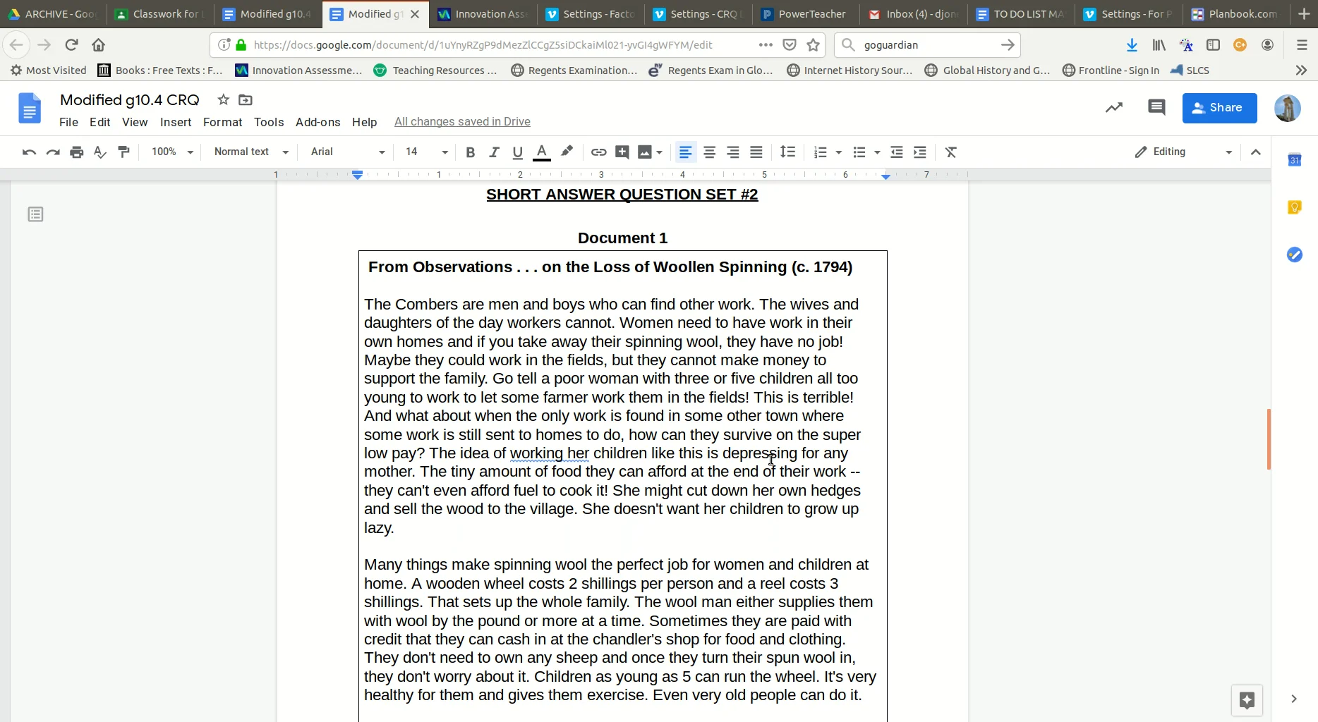 Introduction to the Global Regents CRQ Task on Vimeo