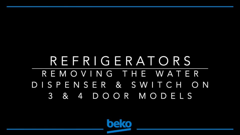 Beko Technical Training Videos - Refrigerators - Removing The Water ...