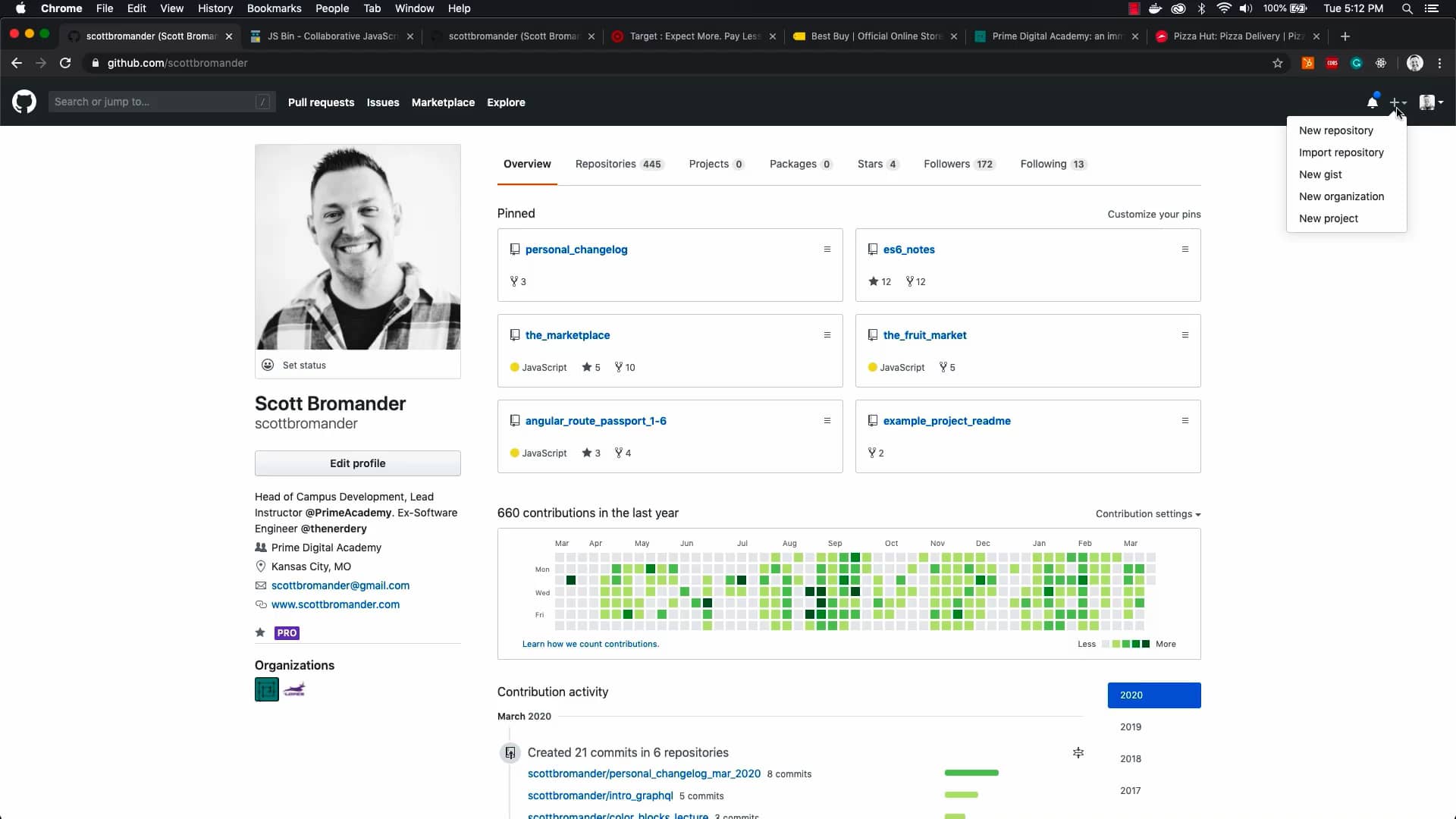 Prime Academy - HTML and CSS Workshop - 9: Github and Submitting Your Work on Vimeo