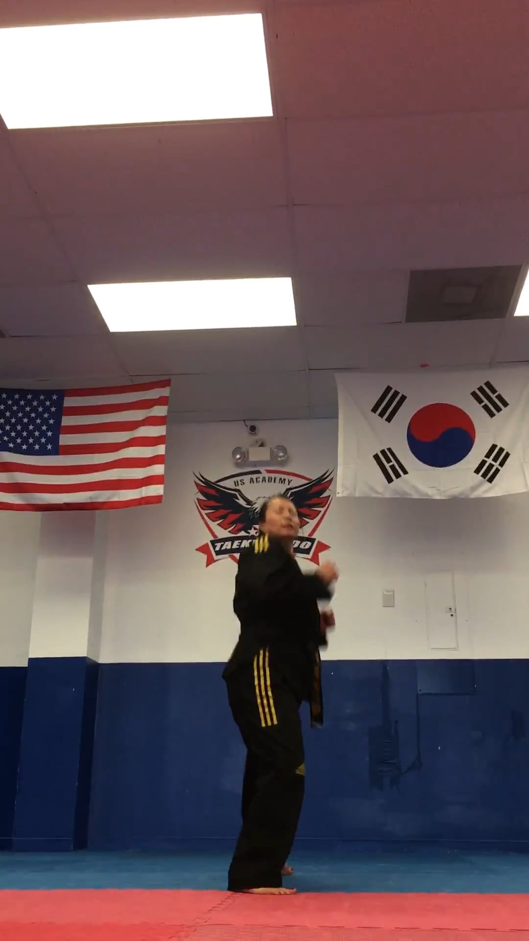 Skipping Side Kick Front View Saved on Vimeo