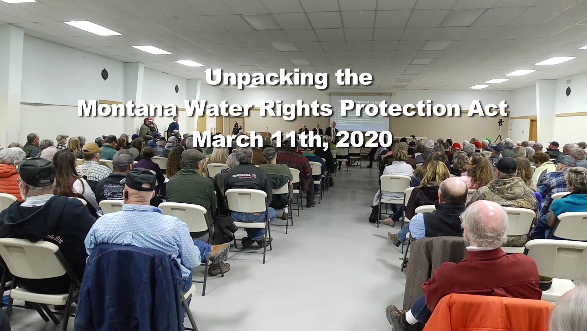 Unpacking the Montana Water Rights Protection Act on Vimeo