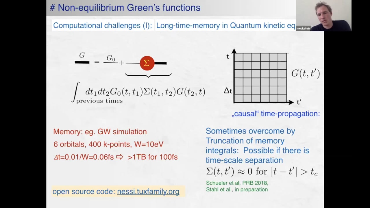 Martin Eckstein: Correlated Electrons Out of Equilibrium: Short-Time ...
