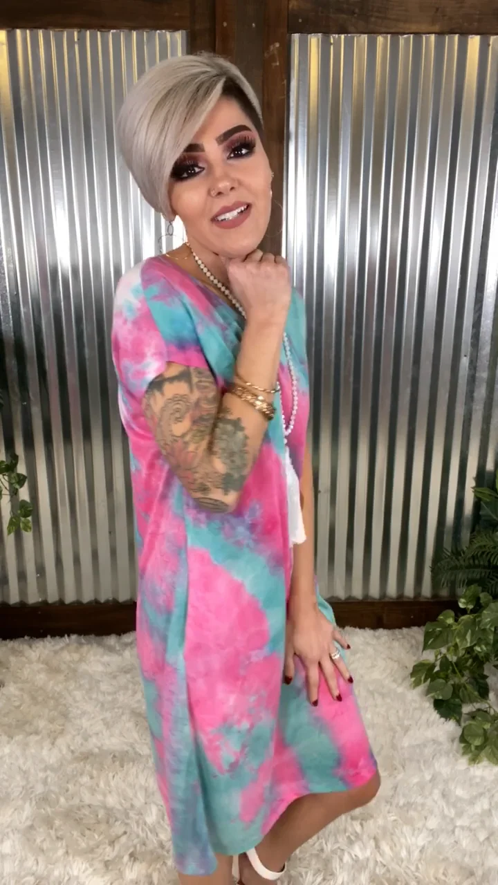 Bright Outlook Tye-Dye Dress - Vanessa on Vimeo
