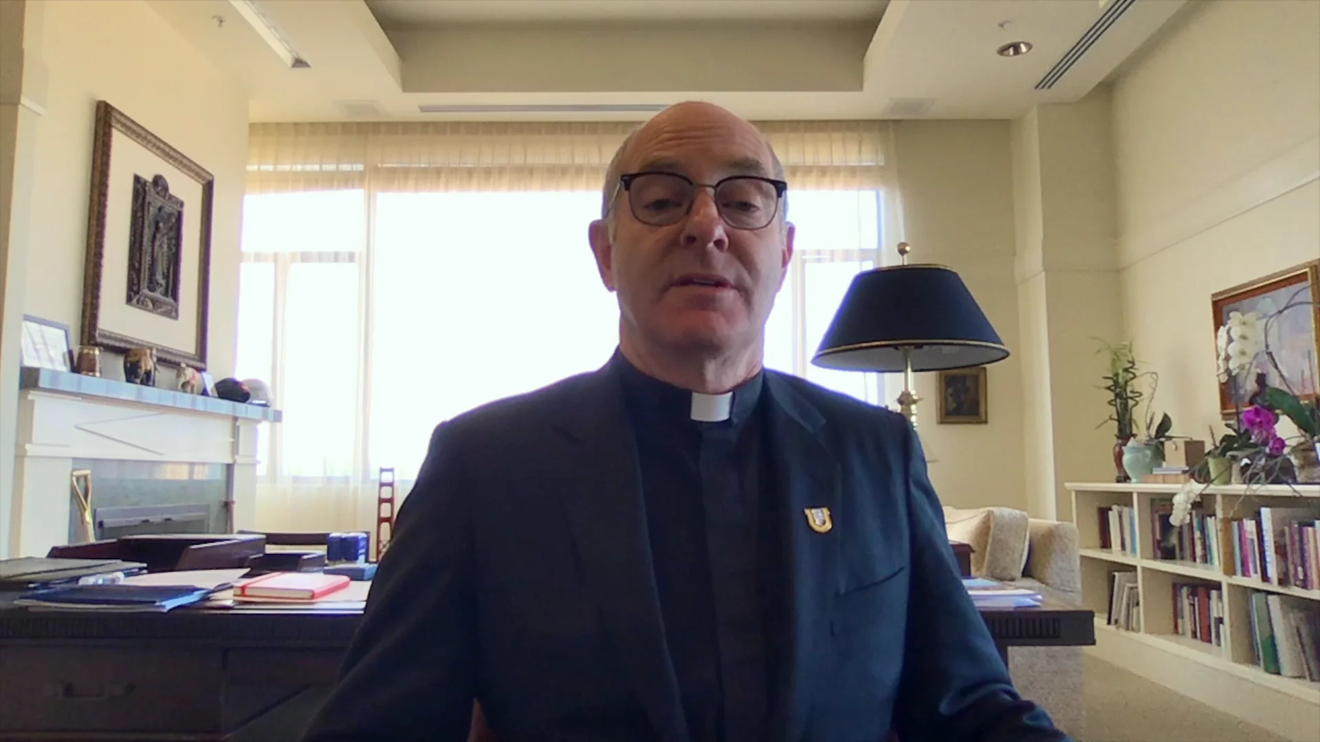 A Message from USF President Fr. Fitzgerald on Vimeo