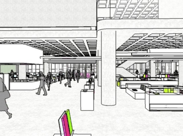 Rendering: Hamilton Farmers Market / Central Library Renovation on Vimeo