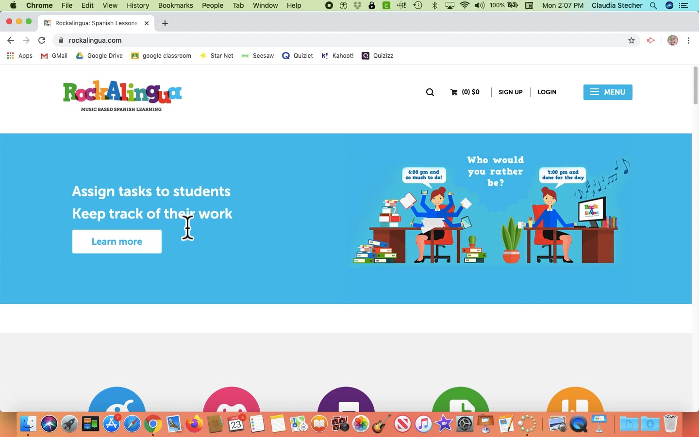 Rockalingua Login Instructional Video