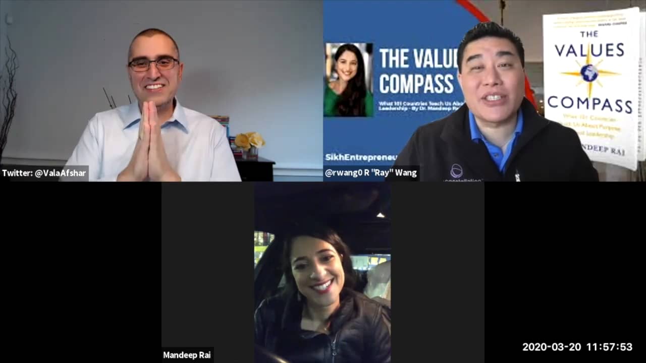 DisrupTV Featuring Dr. Mandeep Rai, Author of "The Values Compass" on Vimeo
